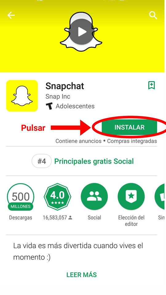 🥇DESCARGAR SNAPCHAT GRATIS - 【2021】